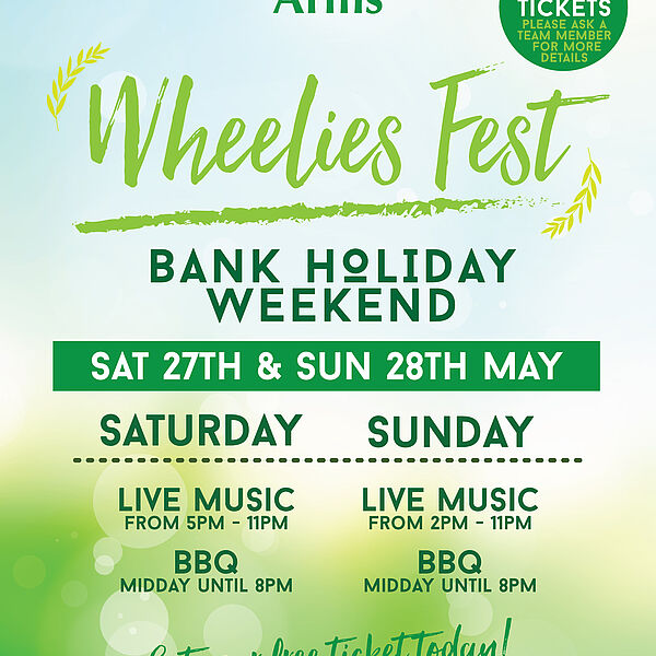 What's On - Wheelwrights Arms